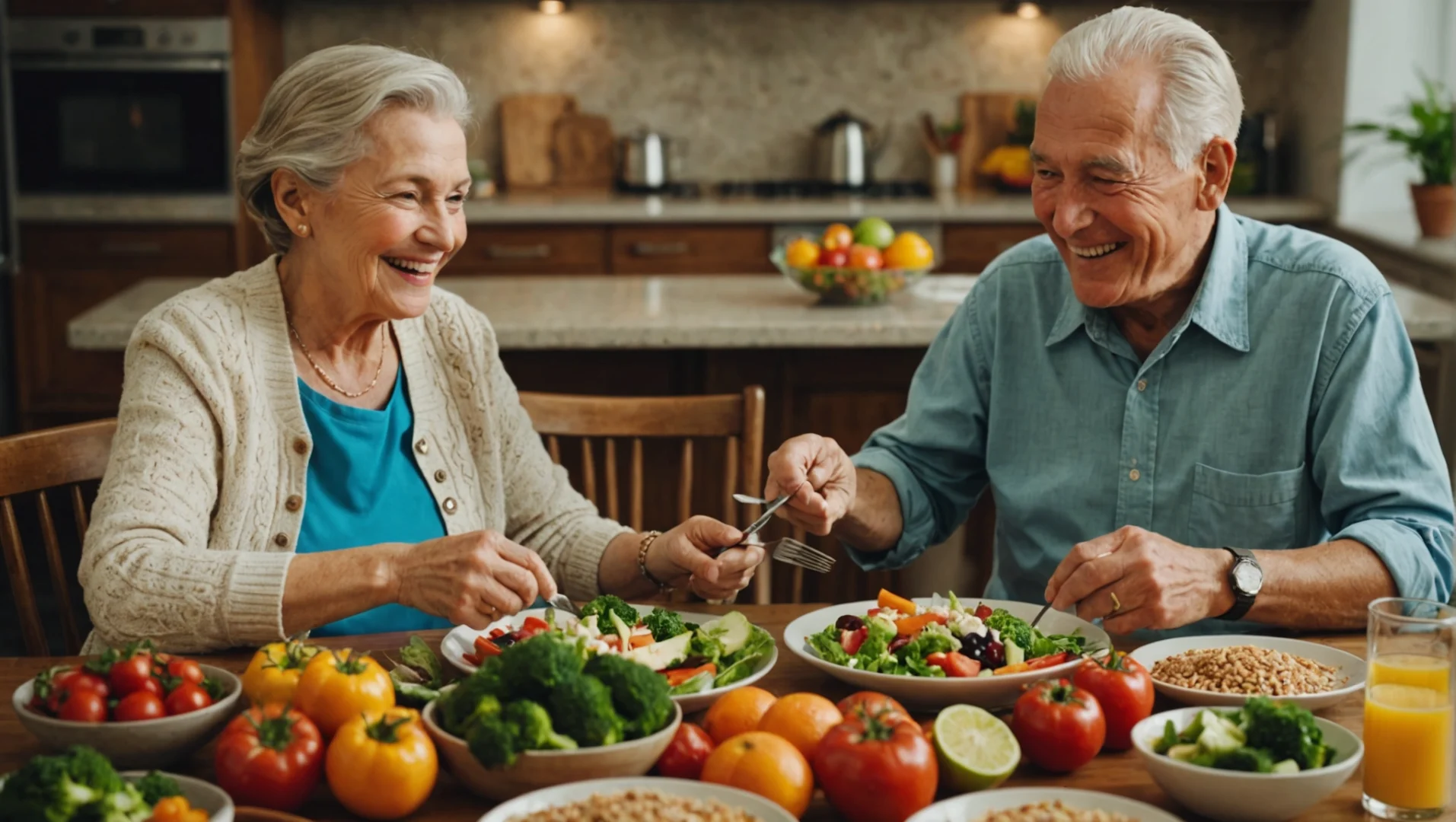 Alimentation Équilibrée : Bien-Être des Seniors